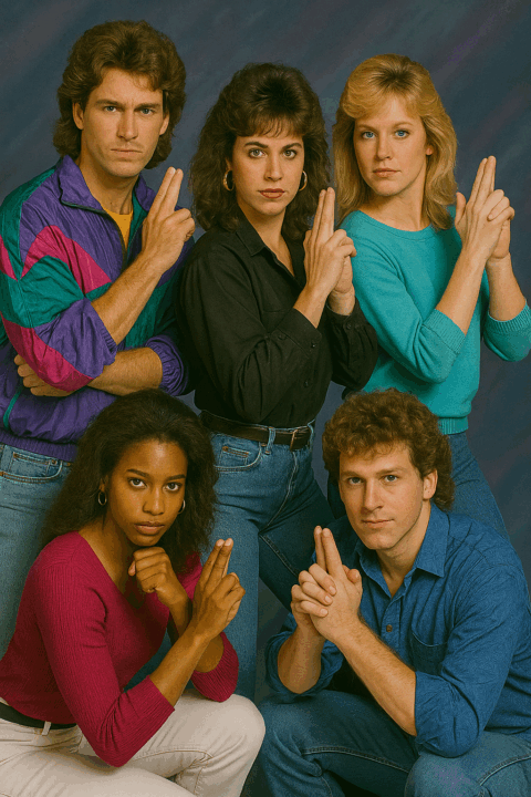 13 Funny 80s Group Pose Ideas For Your Next Photoshoot - Shop The Style