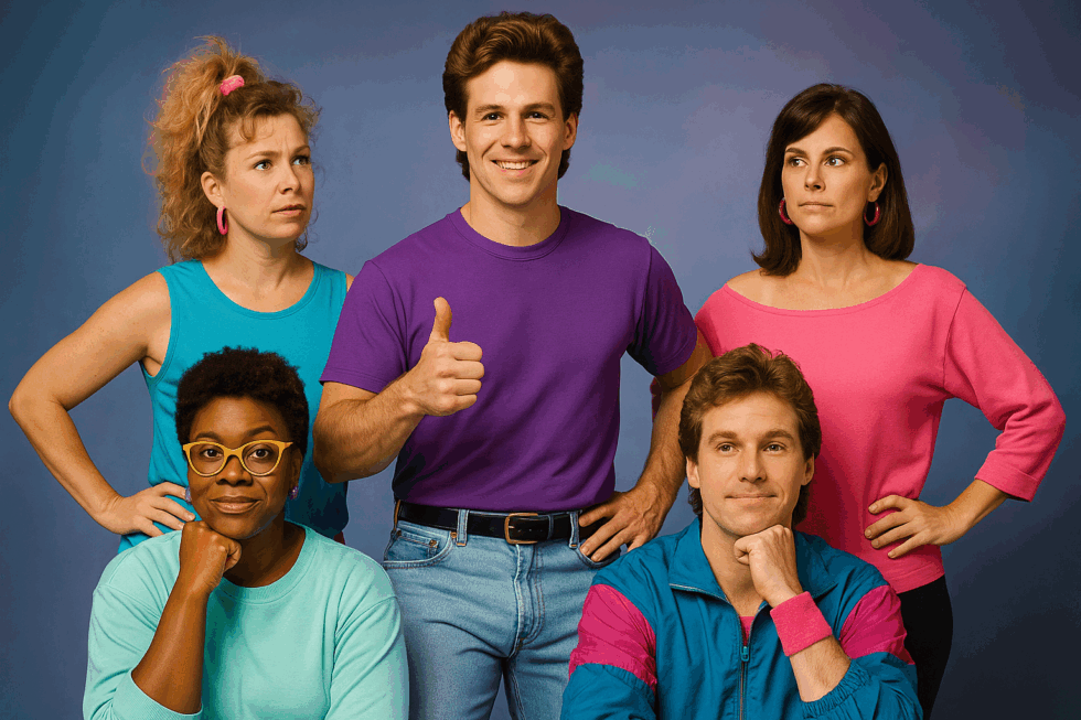 13 Funny 80s Group Pose Ideas For Your Next Photoshoot - Shop The Style