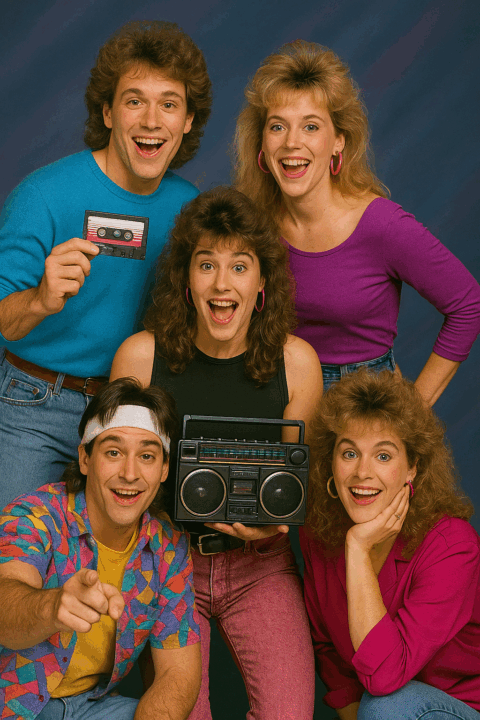 13 Funny 80s Group Pose Ideas For Your Next Photoshoot - Shop The Style